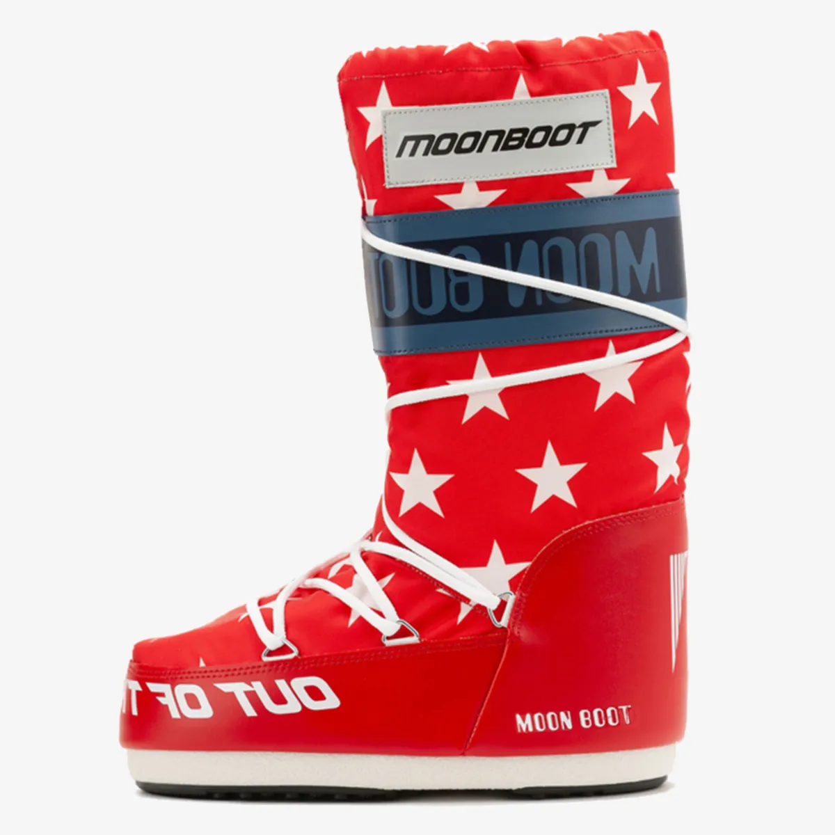 Moon Boot Čizme MB ICON RETROBIKER WHITE STARS 35-47 | Buzz - Online Shop