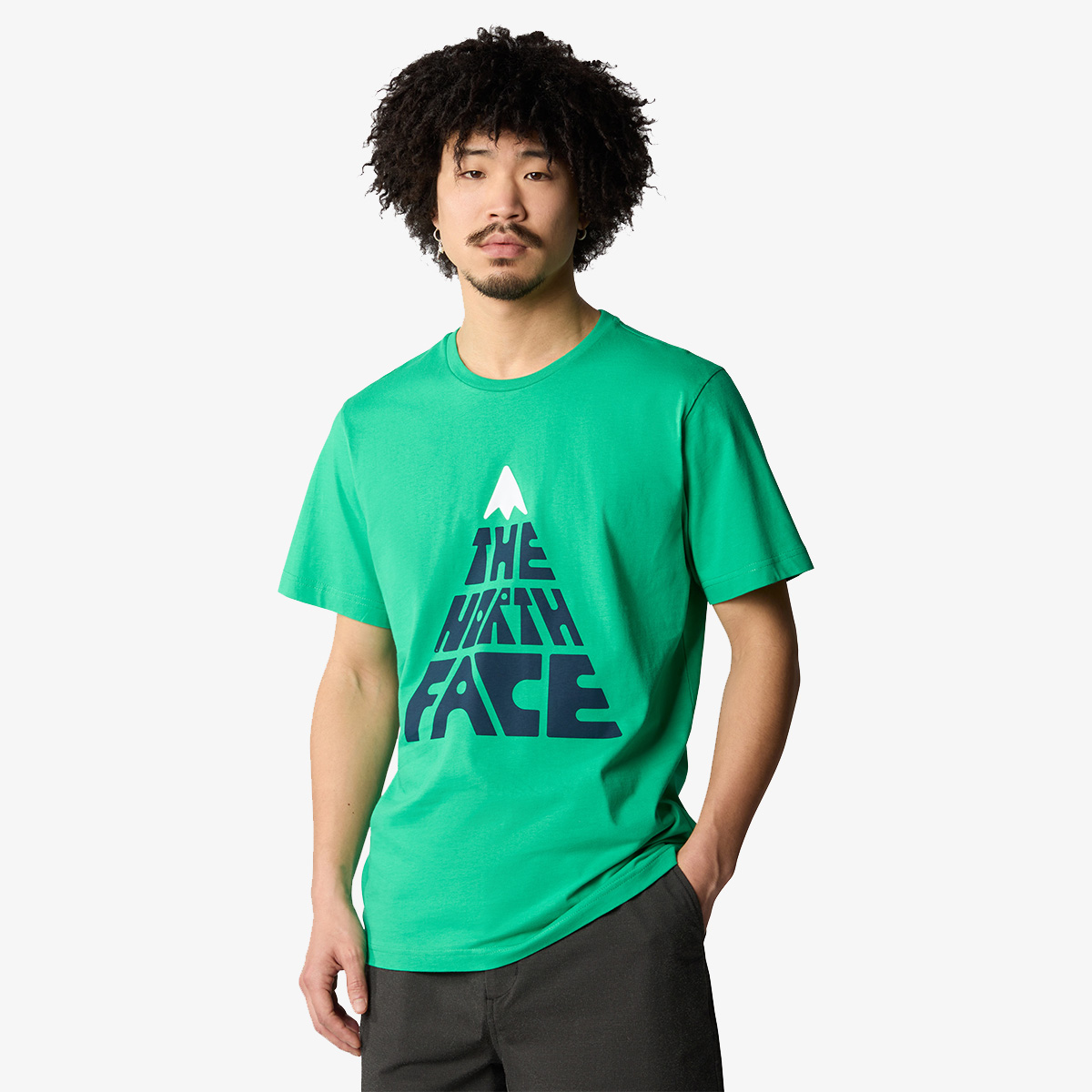 The North Face Majica M MOUNTAIN PLAY S/S TEE OPTIC EMERALD | Buzz ...